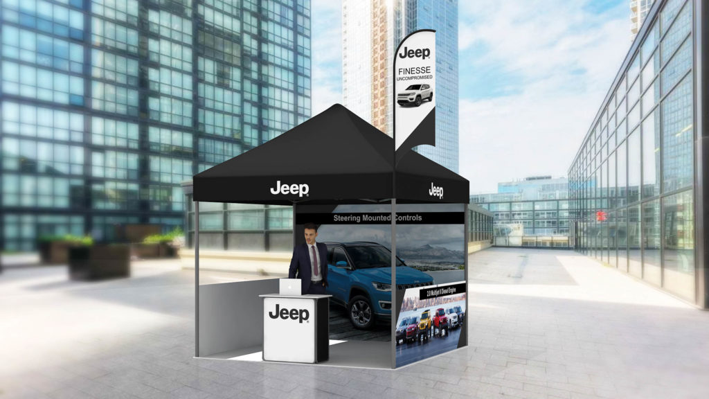 ABO0020 - Tent, Flag, Counters, Back and Side Walls - Insta Brand ...