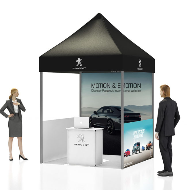 ABO0012 - Light Weight Tent, Counter, Back and Side Walls - Insta Brand ...