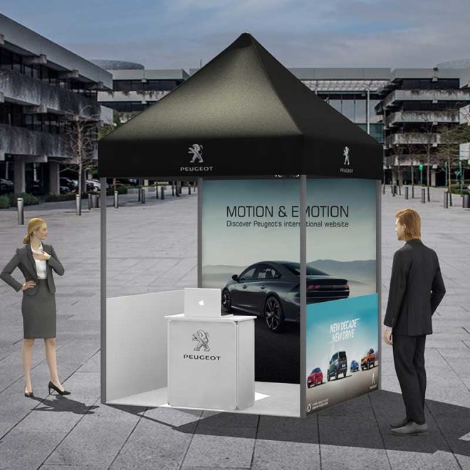 ABO0012 - Light Weight Tent, Counter, Back and Side Walls - Insta Brand ...