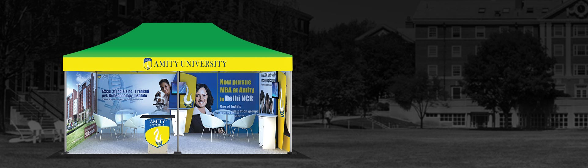 Contemporary Campus Activation solutions for the upbeat market