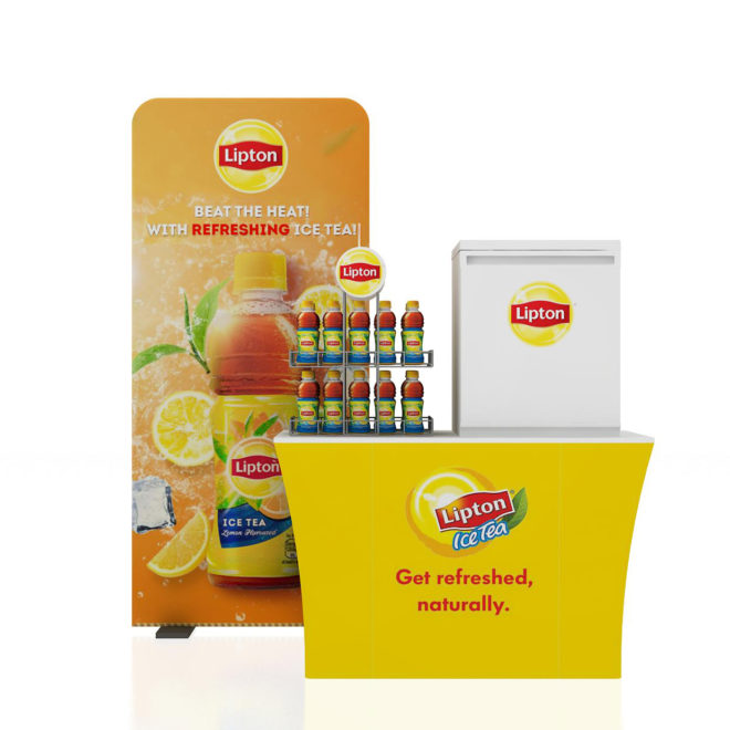 ABI0066 - Standee, Table, Countertop Display Unit - Insta Brand Activation