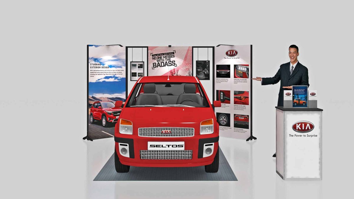 DIY designs for large indoor brand promotions | mall activation