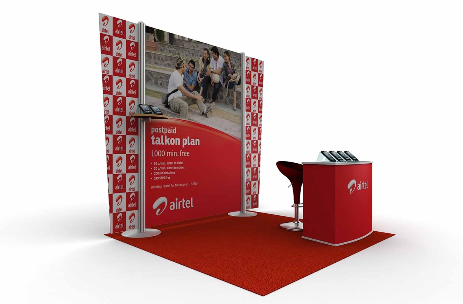 DIY designs for large indoor brand promotions | mall activation