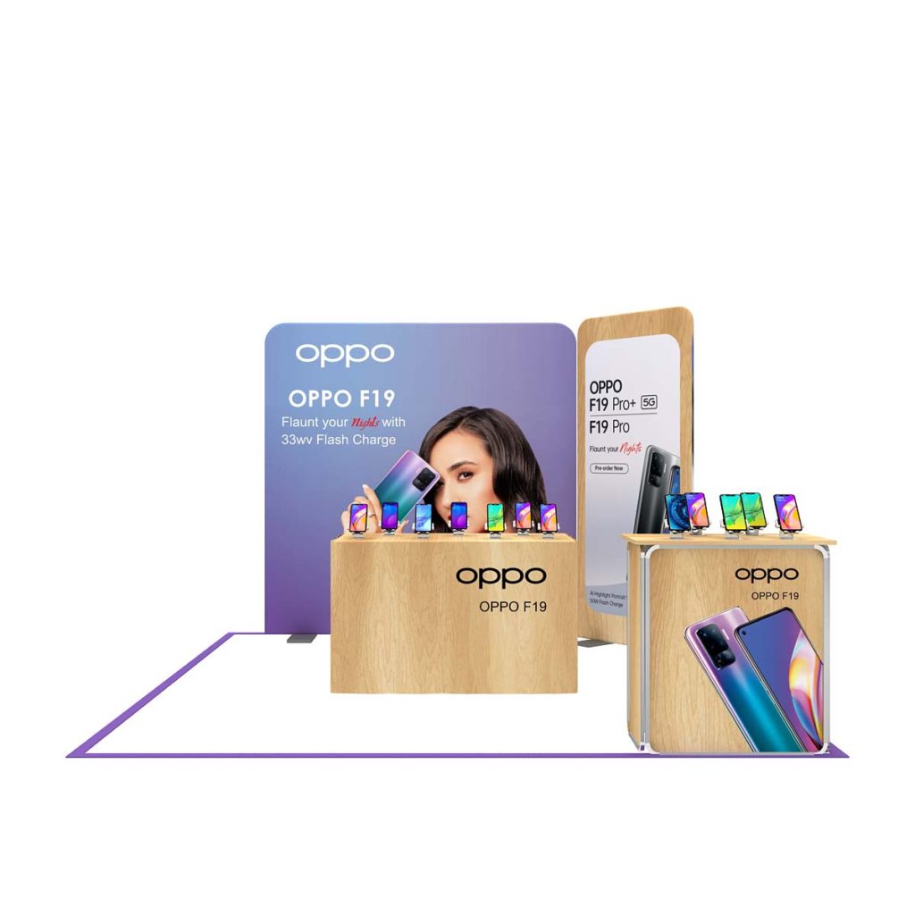 ABI0094 - Radius Standee, Euro Fold Counter, Promoter - Insta Brand ...