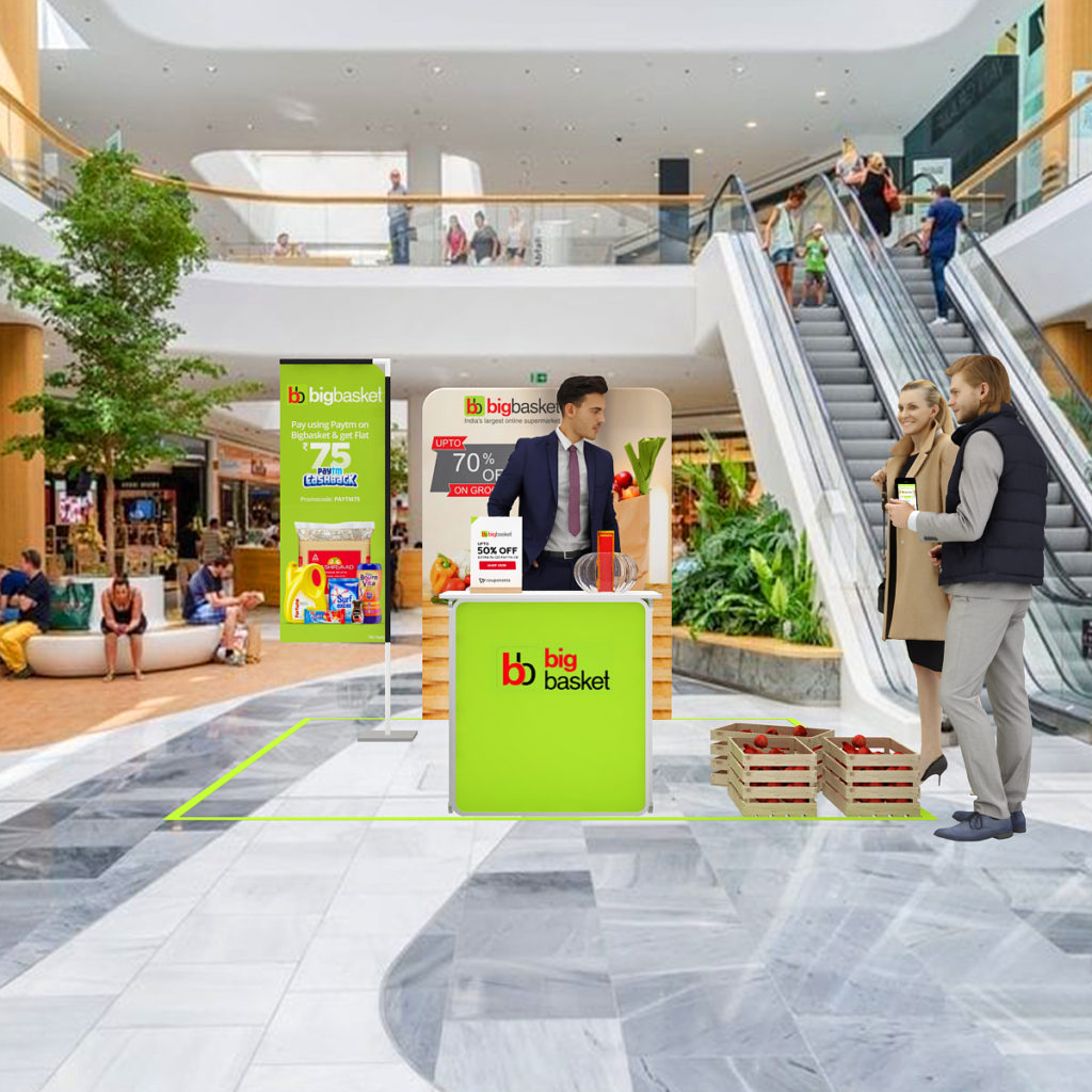 ABI0097 - Backdrop, Promoter, Flag Banner, Poster Holder - Insta Brand ...