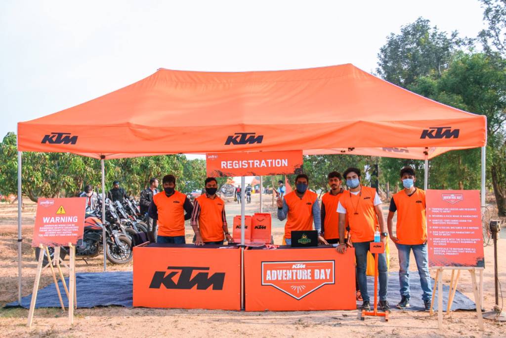 Dealer activation setups for KTM’s by Insta Brand Activation