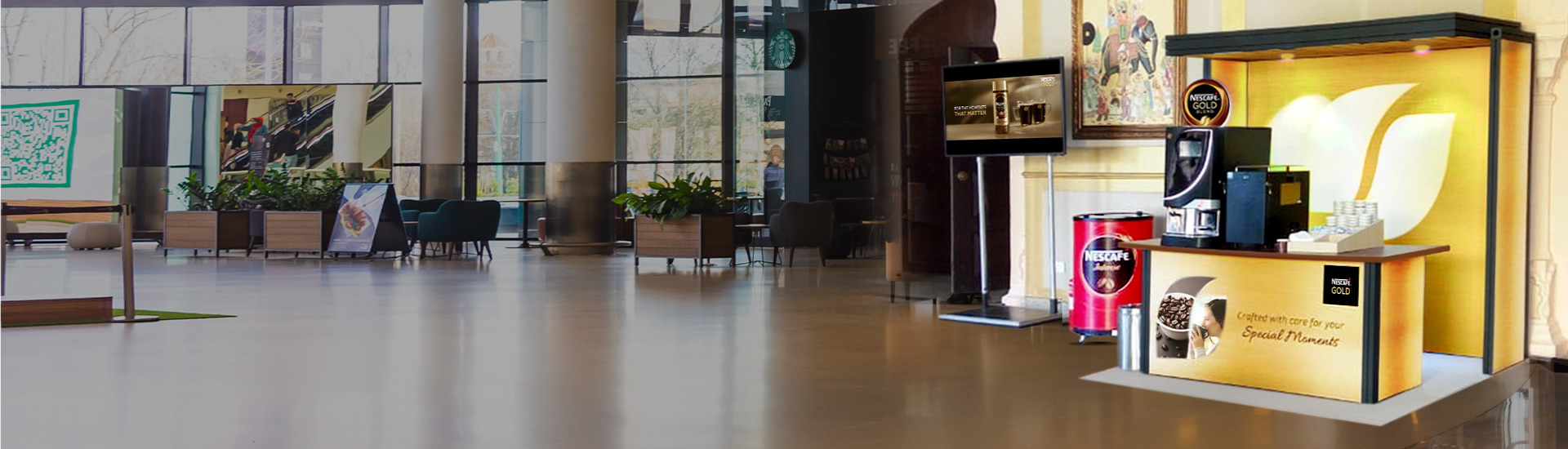 Insta Brand Activation: Portable Displays for Brand Promotion