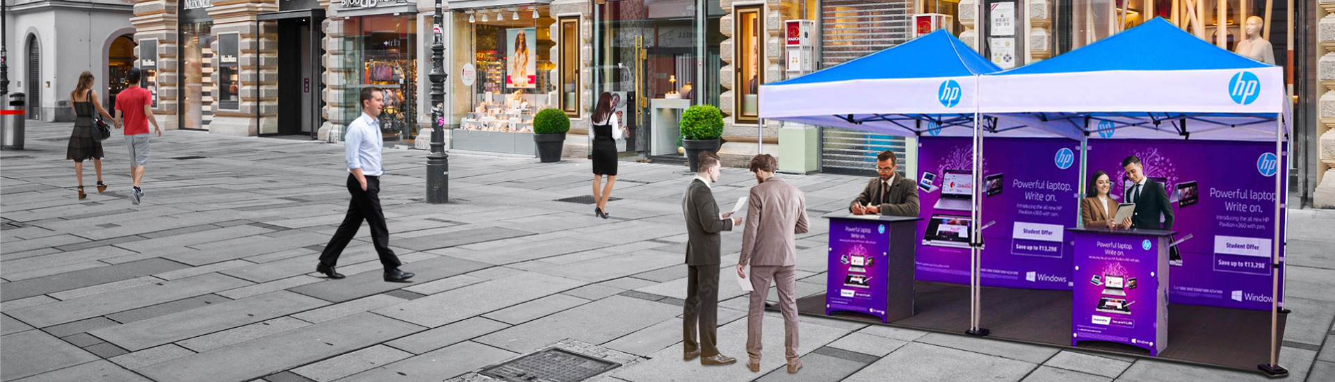 Insta Brand Activation: Portable Displays for Brand Promotion